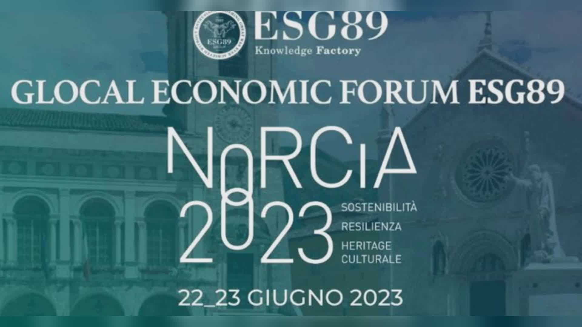 ITALIA ECONOMY - Glocal Economic Forum 2023 di Norcia