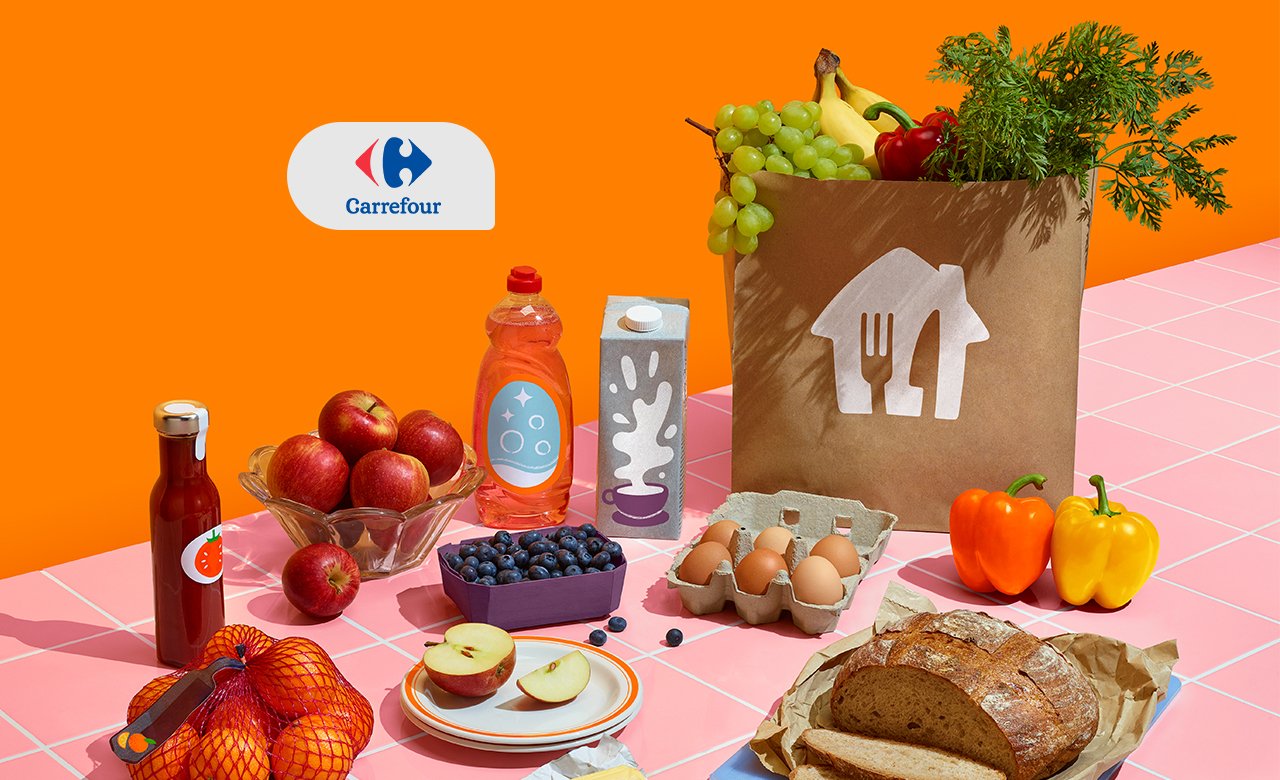 ITALIA ECONOMY - Partnership Just Eat e Carrefour Italia